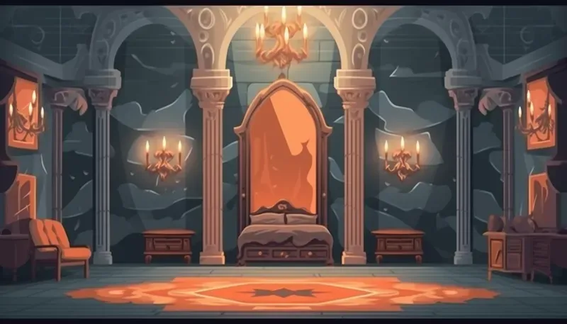 2D Platformer Game Interior Backgrounds Midjourney Prompt | PromptBase
