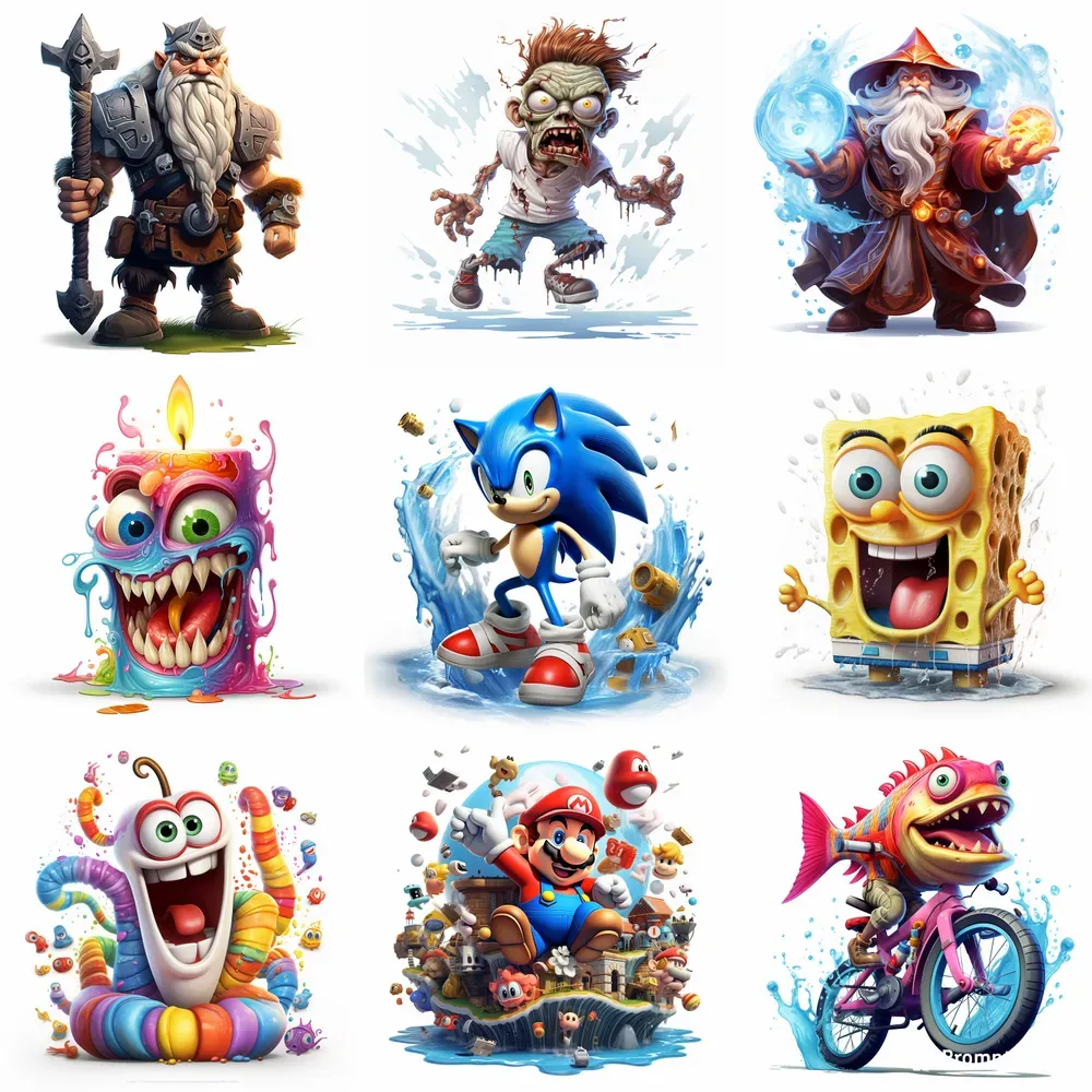 Cartoon Game Characters Midjourney Prompt | PromptBase