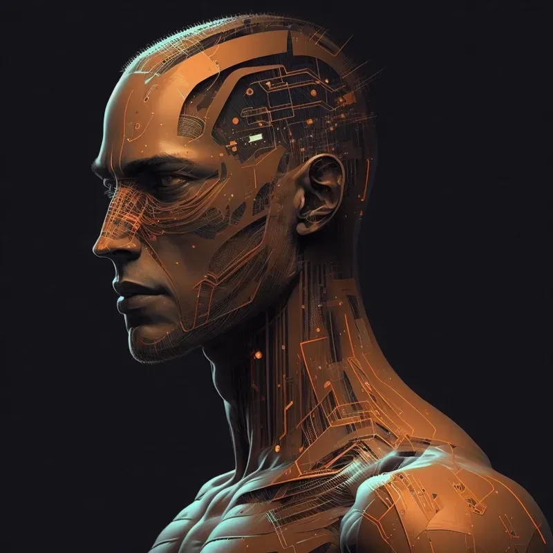 Cyborg Face Designs Midjourney Prompt | PromptBase