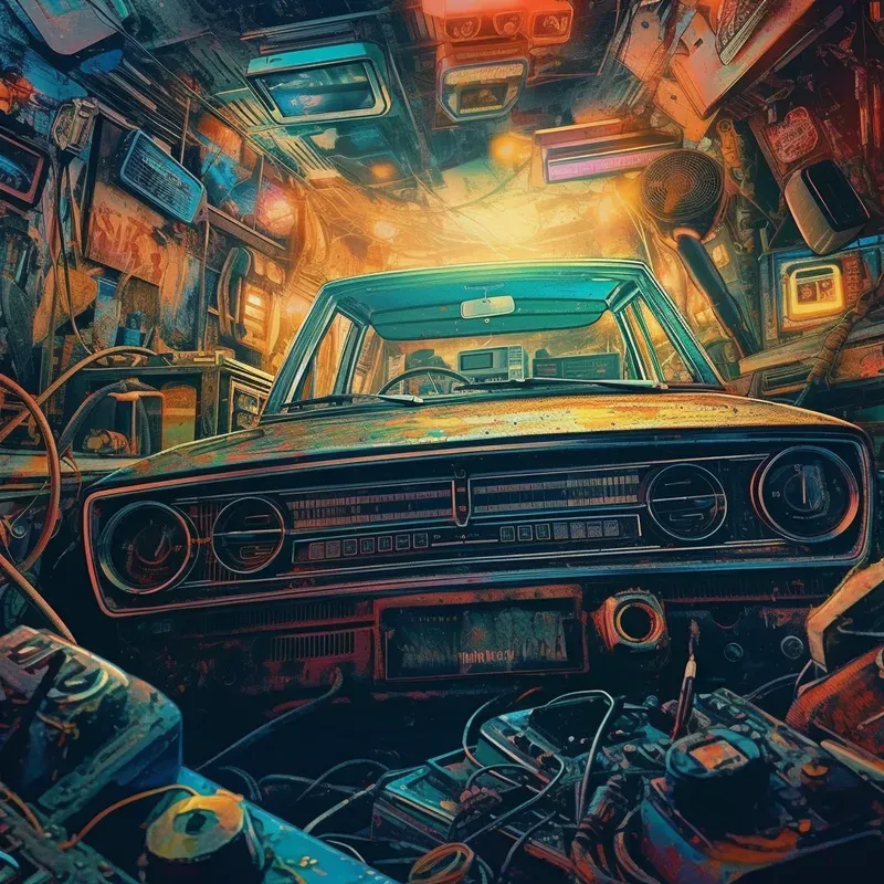 Weird Album Covers Midjourney Prompt | PromptBase