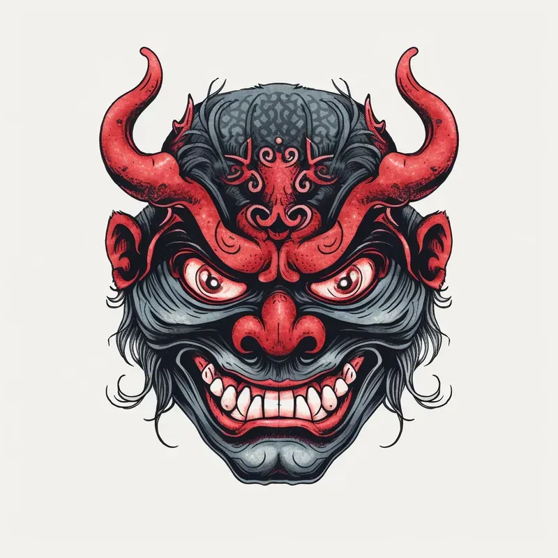 Cool Oni Mask Designs Midjourney Prompt | PromptBase