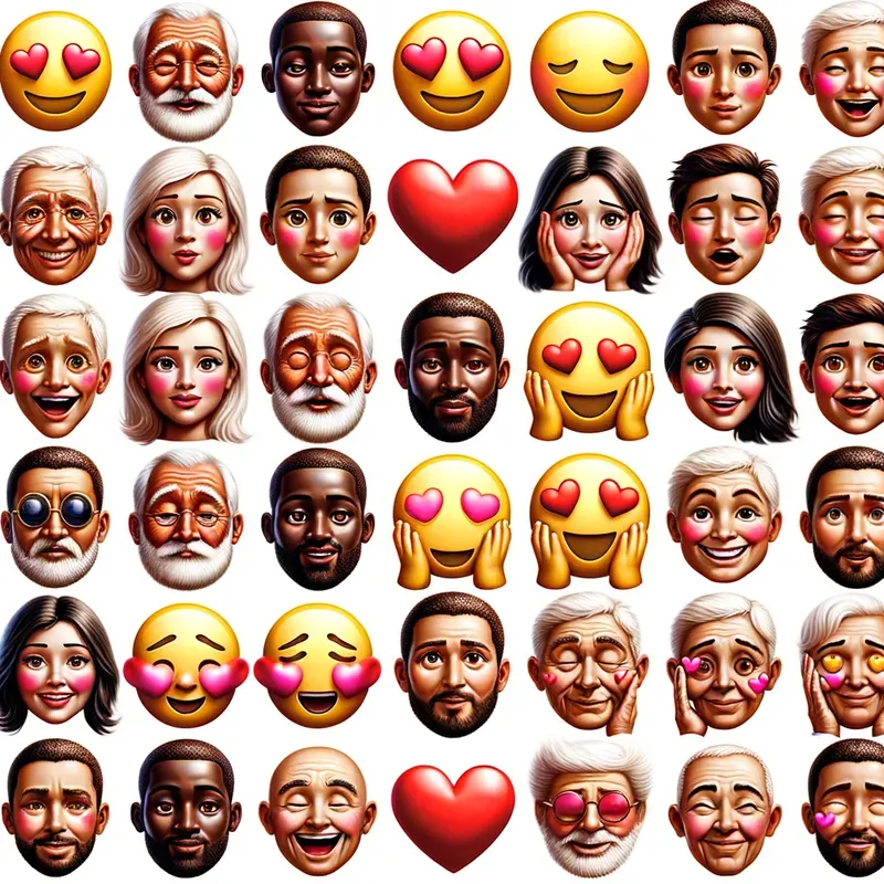 Social Media Face Emojis DALL·E Prompt | PromptBase