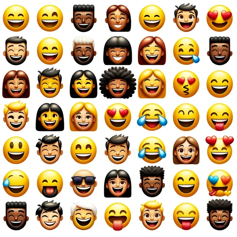 Social Media Face Emojis DALL·E Prompt | PromptBase
