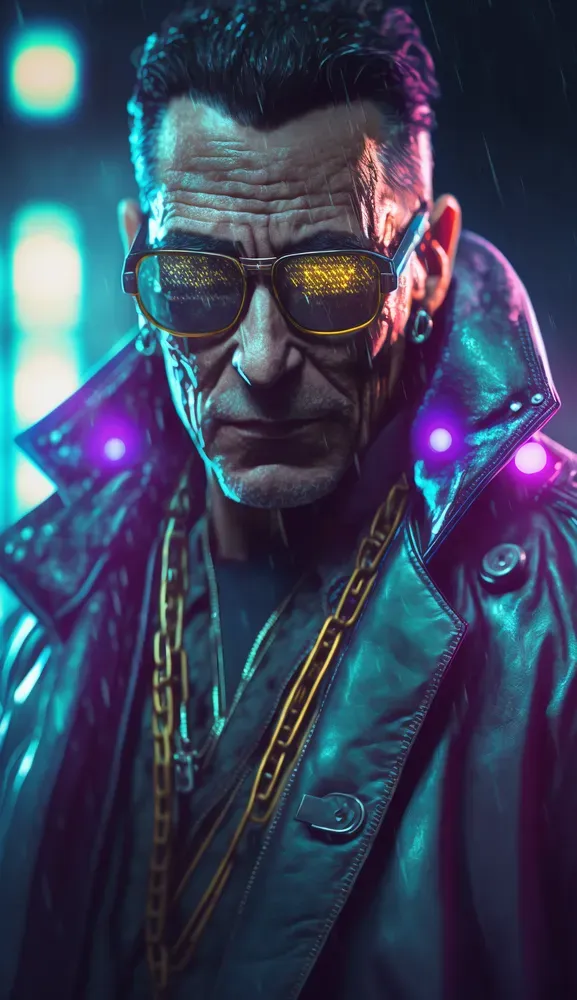 Synthwave Cyberpunk Characters Midjourney Prompt | PromptBase