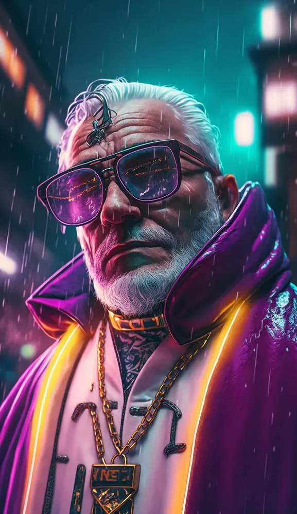 Synthwave Cyberpunk Characters Midjourney Prompt | PromptBase