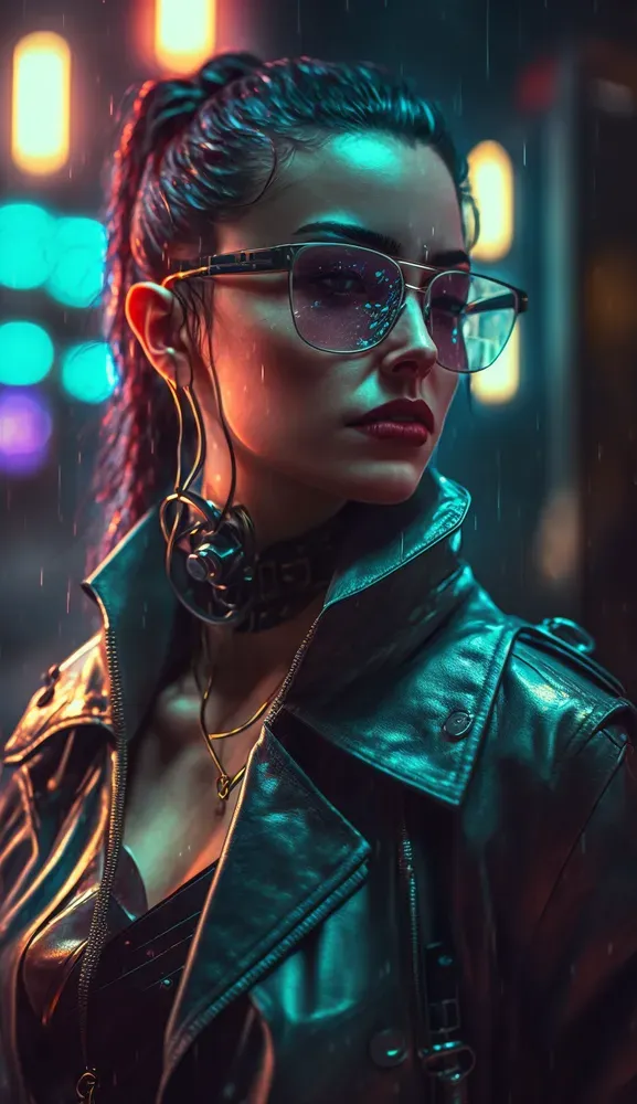 Synthwave Cyberpunk Characters Midjourney Prompt | PromptBase