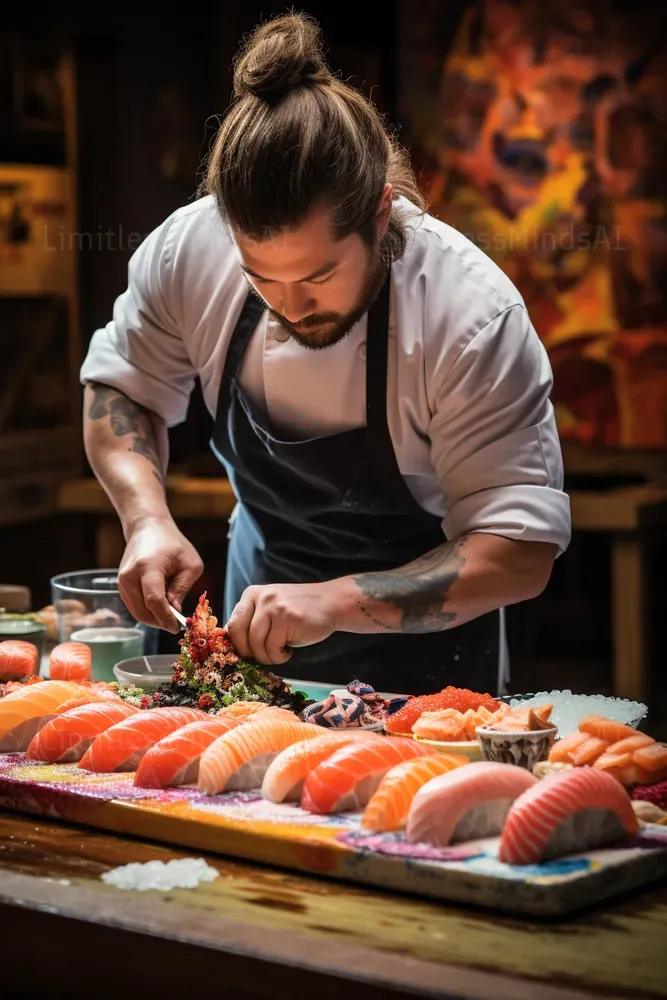 Unleash Culinary Creativity Chefs Art Midjourney Prompt | PromptBase