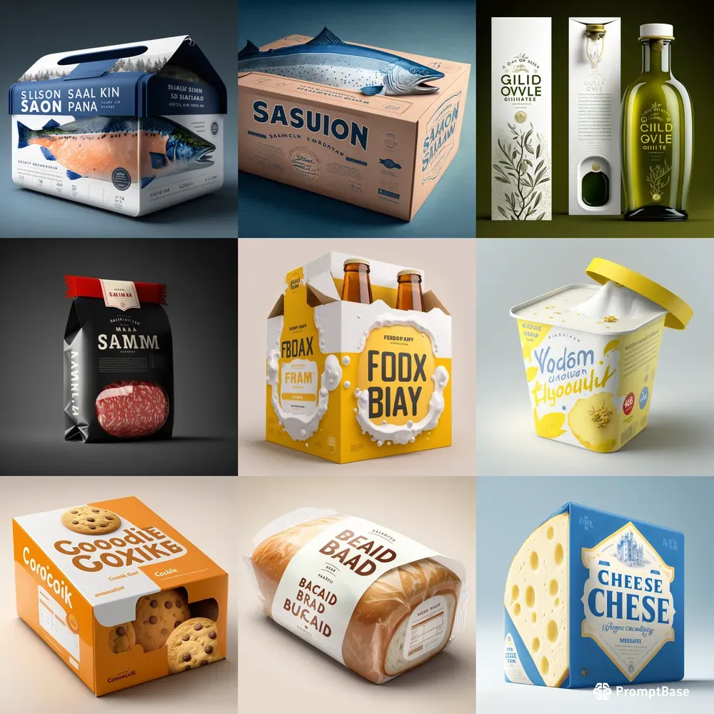 Retail Package Designs Midjourney Prompt | PromptBase