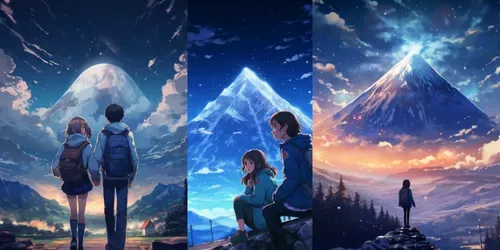 Anime Ecstatic Wallpapers Midjourney Prompt | PromptBase