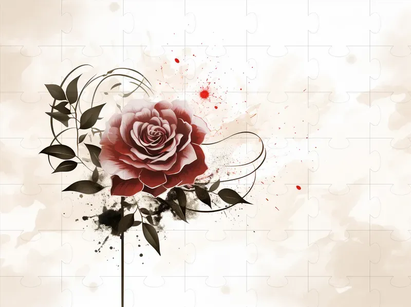 Japanese Calligraphy Red And Black Art Midjourney Prompt | PromptBase