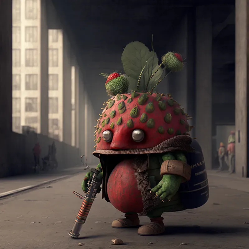 Anthropomorphic Fruits Midjourney Prompt | PromptBase