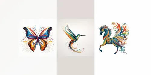 Colorful Vector Animals Midjourney Prompt | PromptBase