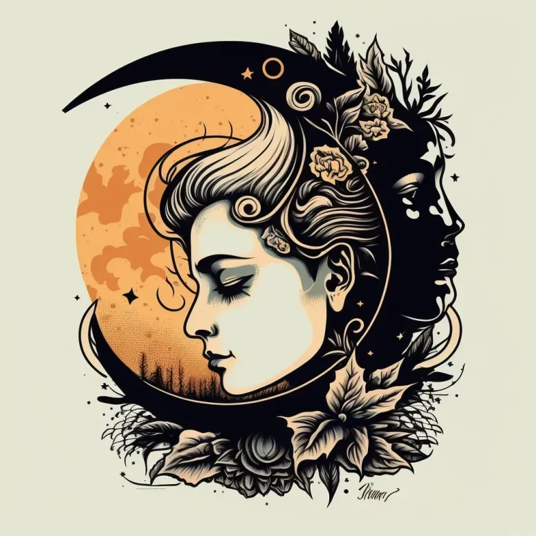 Neotraditional Tattoo Style Images Midjourney Prompt | PromptBase