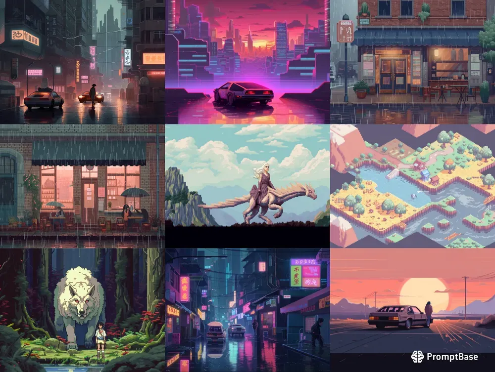 Pixel Art Midjourney Prompt | PromptBase