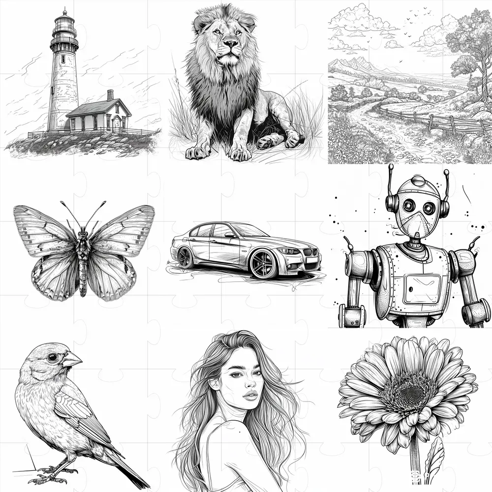 Coloring Books Midjourney Prompt | PromptBase