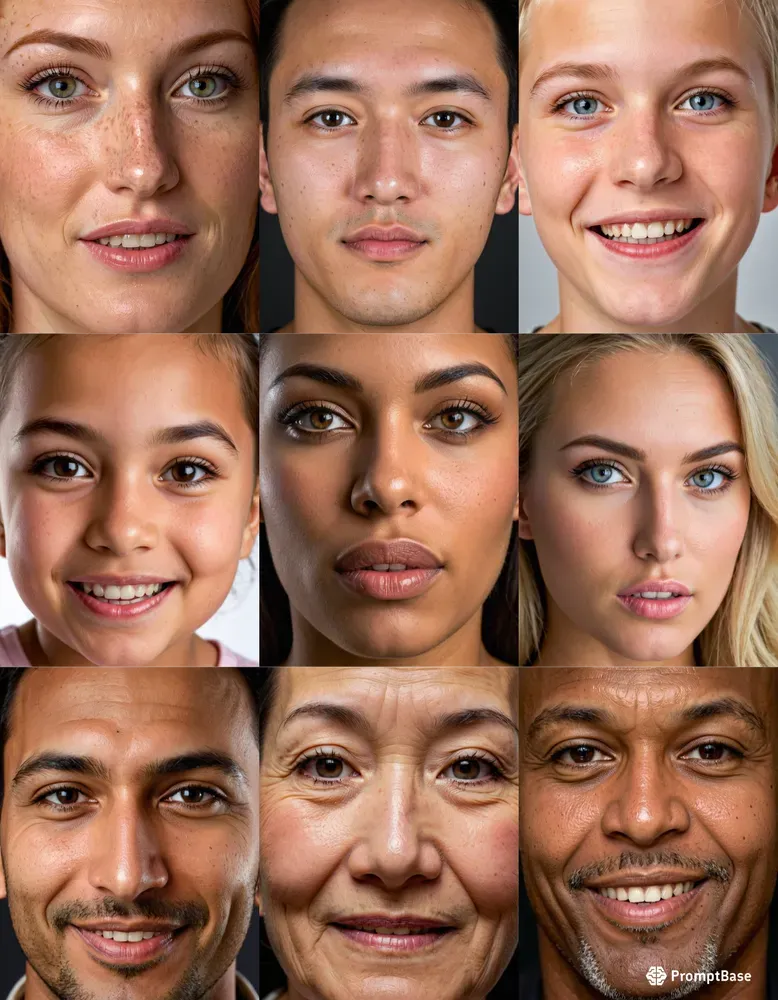 Ultra Closeup Facial Portraits Stable Diffusion Prompt | PromptBase