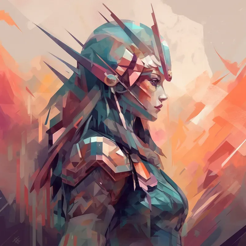 Abstract Expressionist Human Portraits Midjourney Prompt | PromptBase