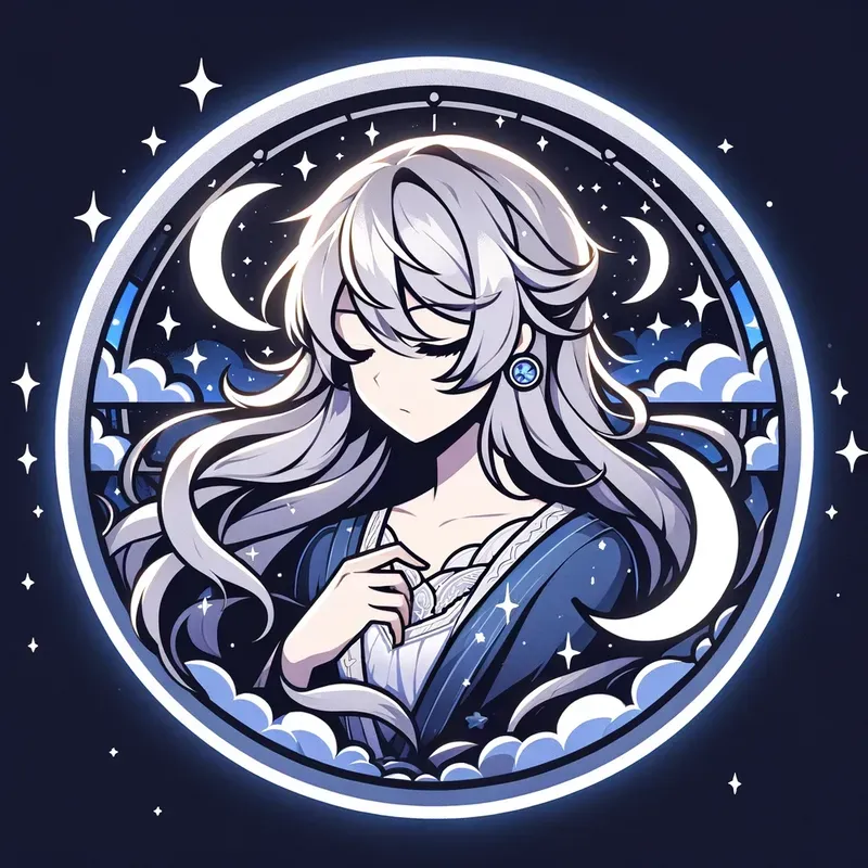 Enigmatic Anime Avatars In Circular Emblems DALL·E Prompt | PromptBase