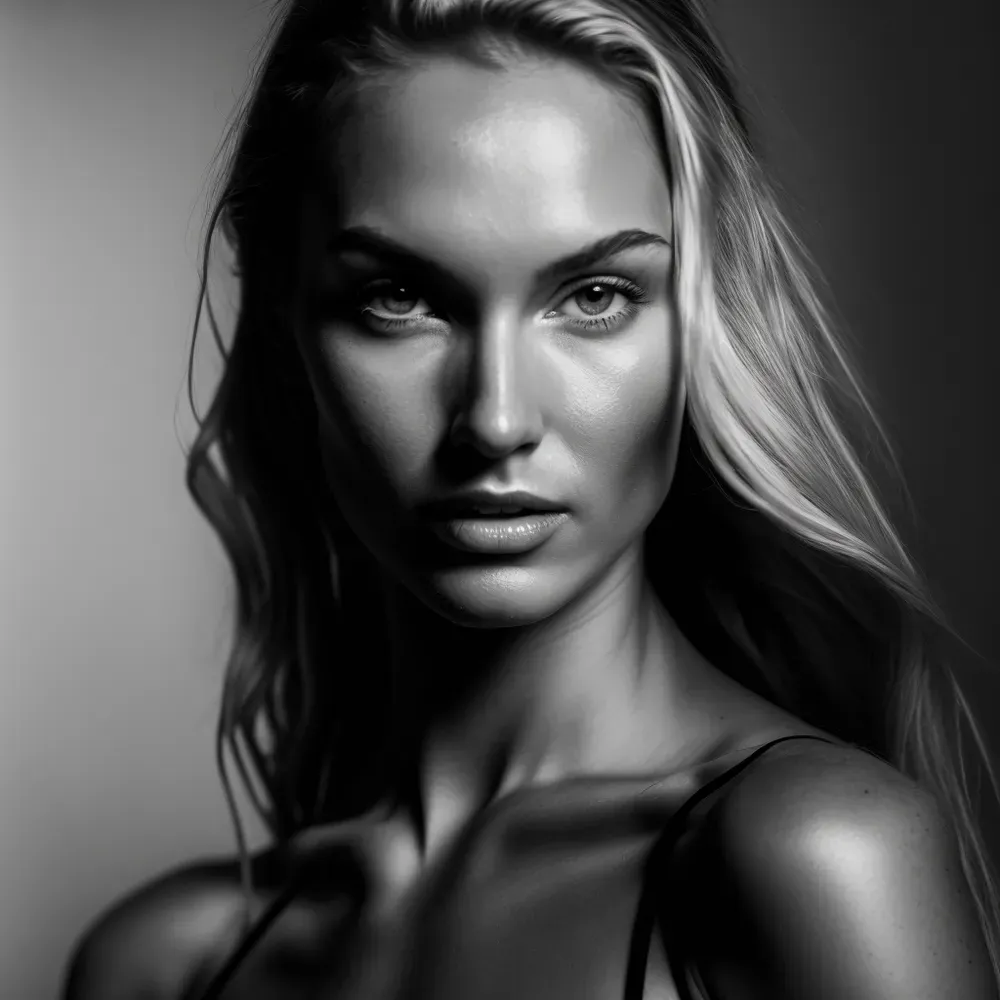 Stunning Black And White Supermodels Midjourney Prompt | PromptBase