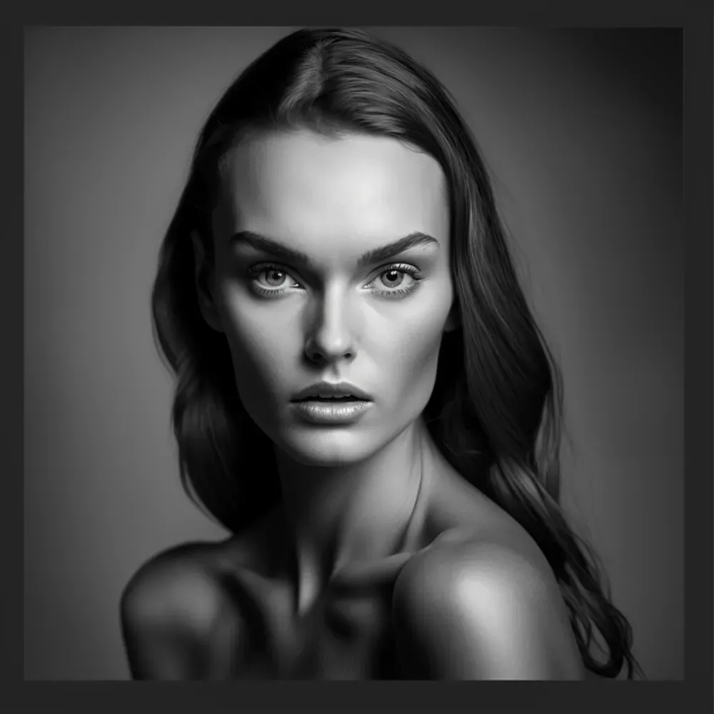 Stunning Black And White Supermodels Midjourney Prompt | PromptBase