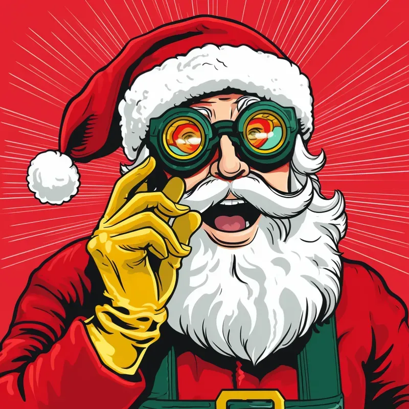 Pop Art Santa Clauses Midjourney Prompt | PromptBase Pop Art Santa Clauses Midjourney Prompt | PromptBase