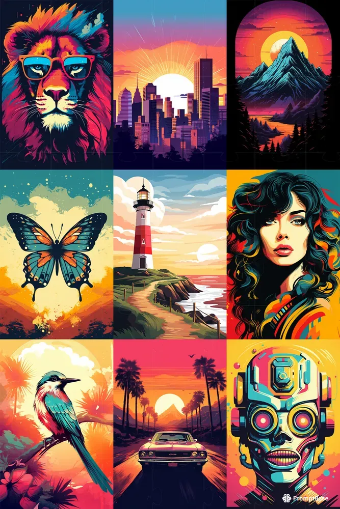 80s Posters Midjourney Prompt | PromptBase