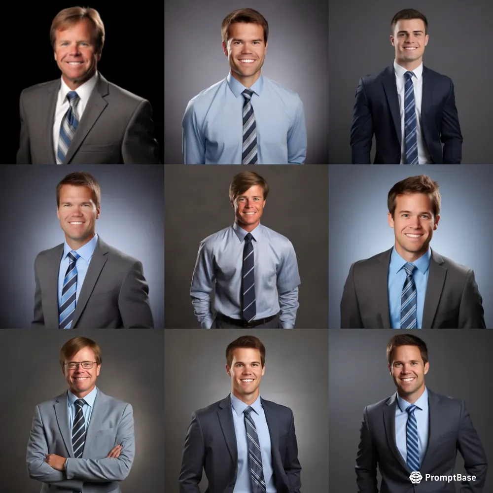 Business Professional Custom Profile Pics Midjourney Prompt | PromptBase