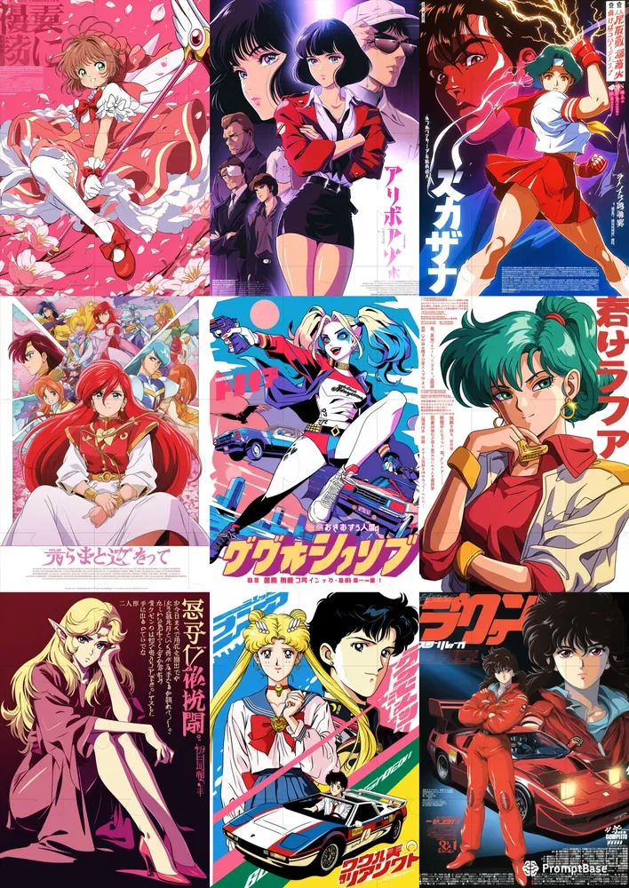 Japanese Ads For Anime Movies Midjourney Prompt | PromptBase