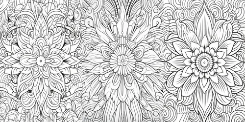 Mandala Geometric Coloring Pages Midjourney Prompt | PromptBase