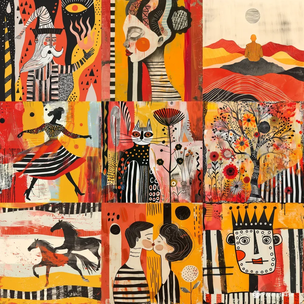 Abstract Absurdism Art Prints Midjourney Prompt | PromptBase