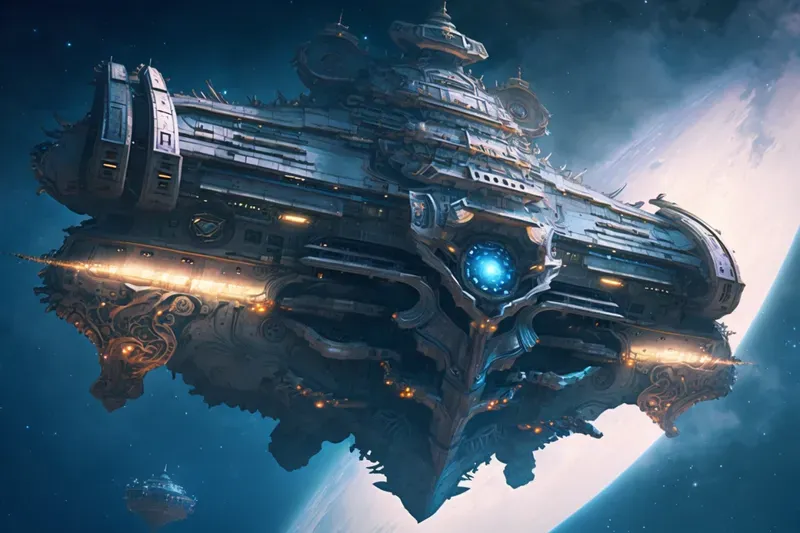 Customizable Alien Spaceship Midjourney Prompt | PromptBase