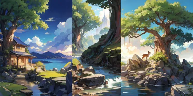 Anime Beautiful Environment Images Leonardo Ai Prompt | PromptBase