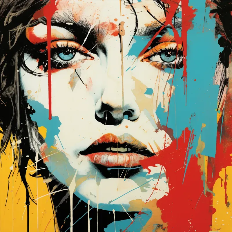 Jagged Cut Out Punk Posters Midjourney Prompt | PromptBase