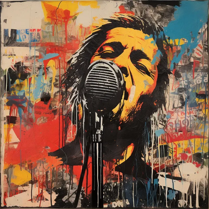 Jagged Cut Out Punk Posters Midjourney Prompt | PromptBase