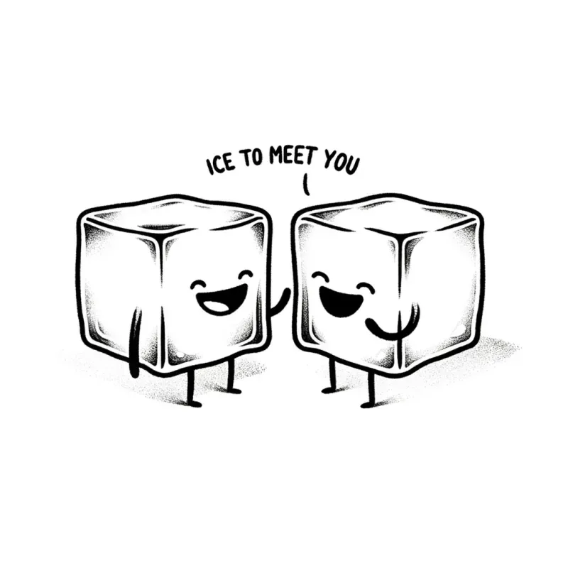 Funny Line Art Illustrations With Jokes DALL·E Prompt | PromptBase