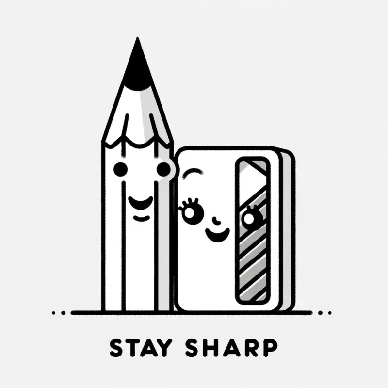 Funny Line Art Illustrations With Jokes DALL·E Prompt | PromptBase