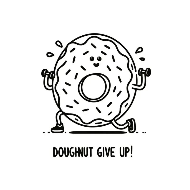 Funny Line Art Illustrations With Jokes DALL·E Prompt | PromptBase