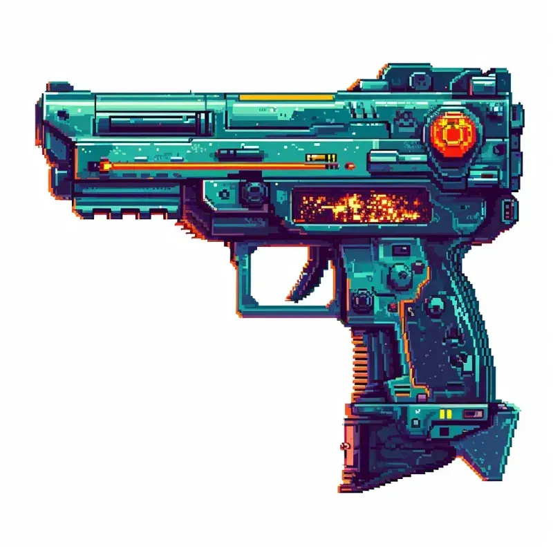 Side Scroller Retro Pixel Game Assets Midjourney Prompt | PromptBase
