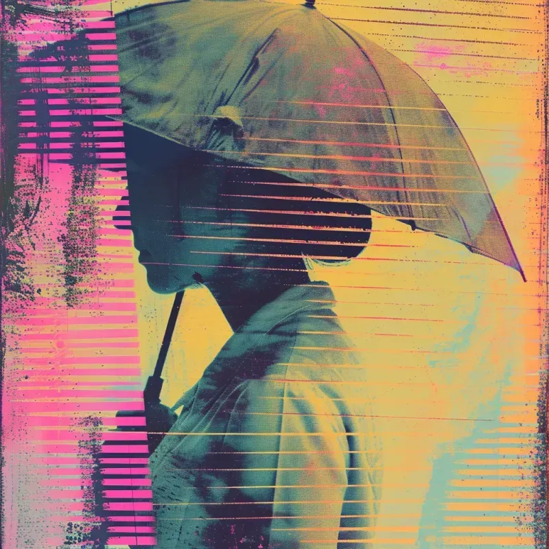 Trippy Neon Vhs Collage Poster Midjourney Prompt | PromptBase
