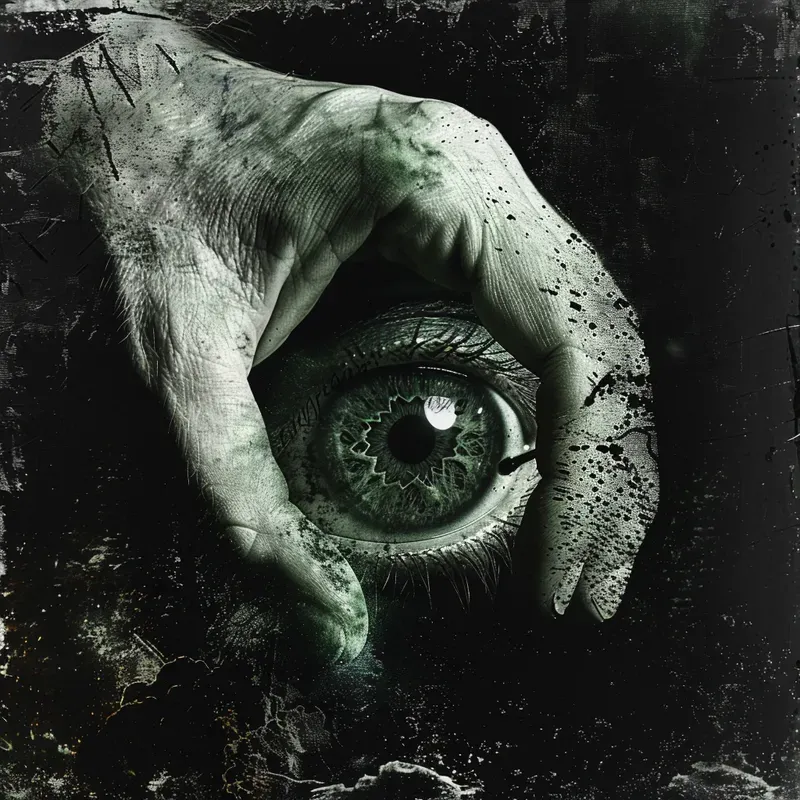 Horror Collages With Haunted Elements Midjourney Prompt | PromptBase