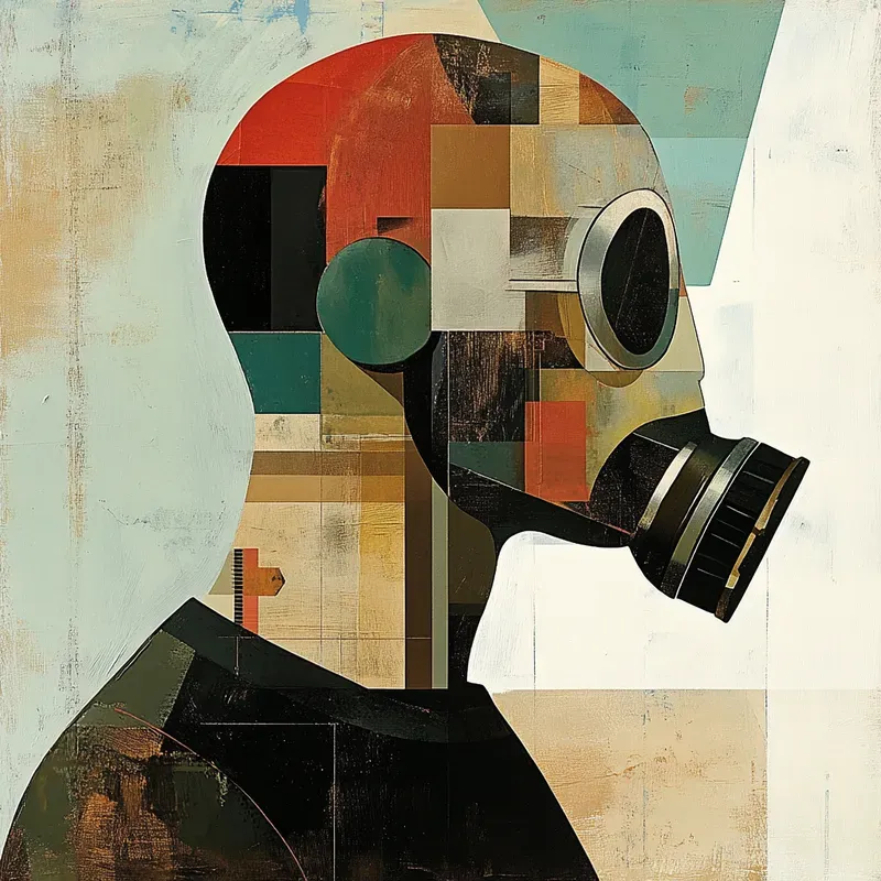Cubist Futurist Portraits Midjourney Prompt | PromptBase