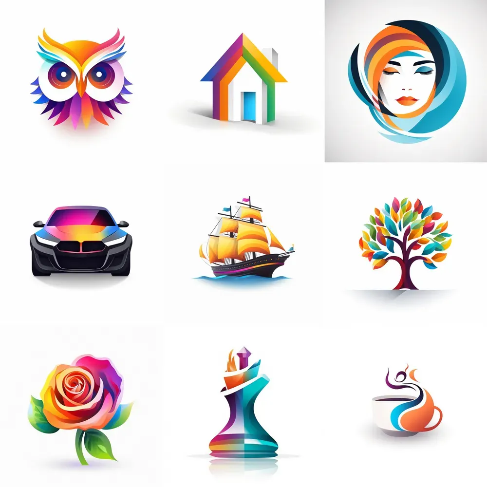 Colorful 2D Flat Icons Midjourney Prompt | PromptBase