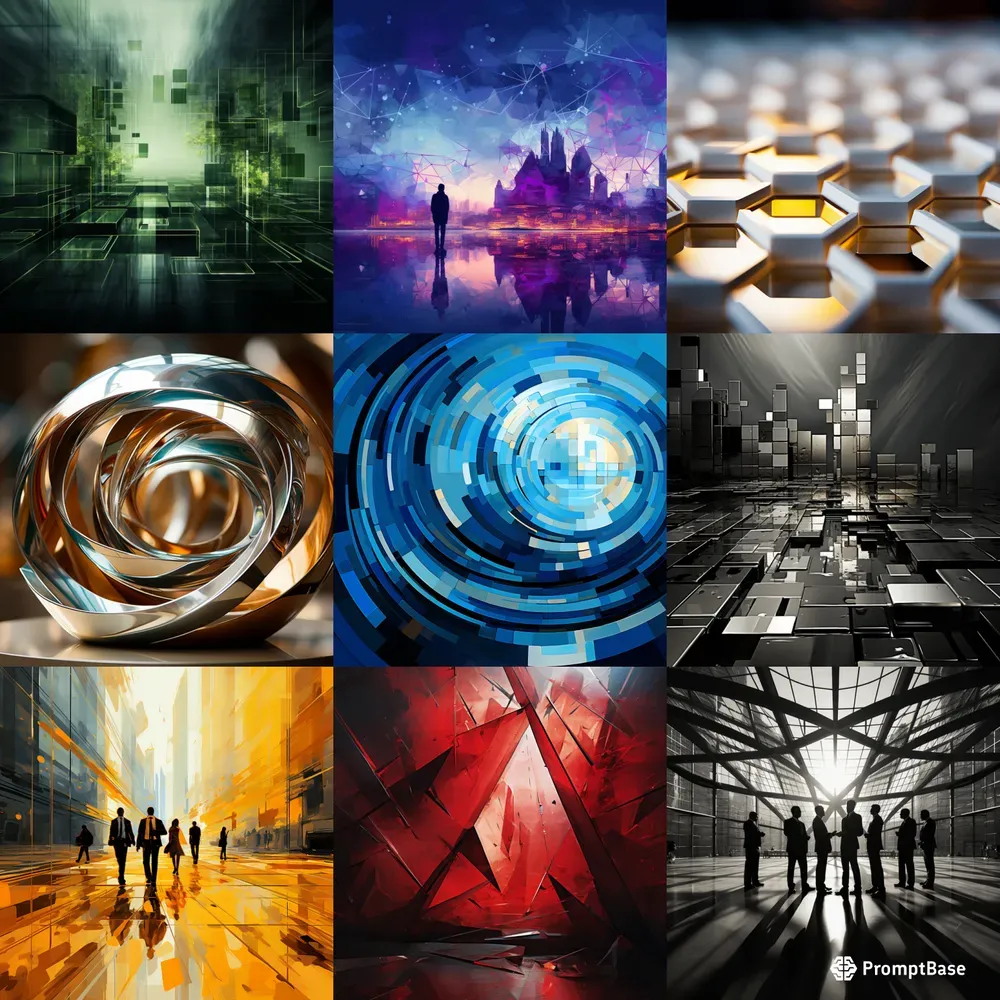 Corporate Abstracts Midjourney Prompt | PromptBase