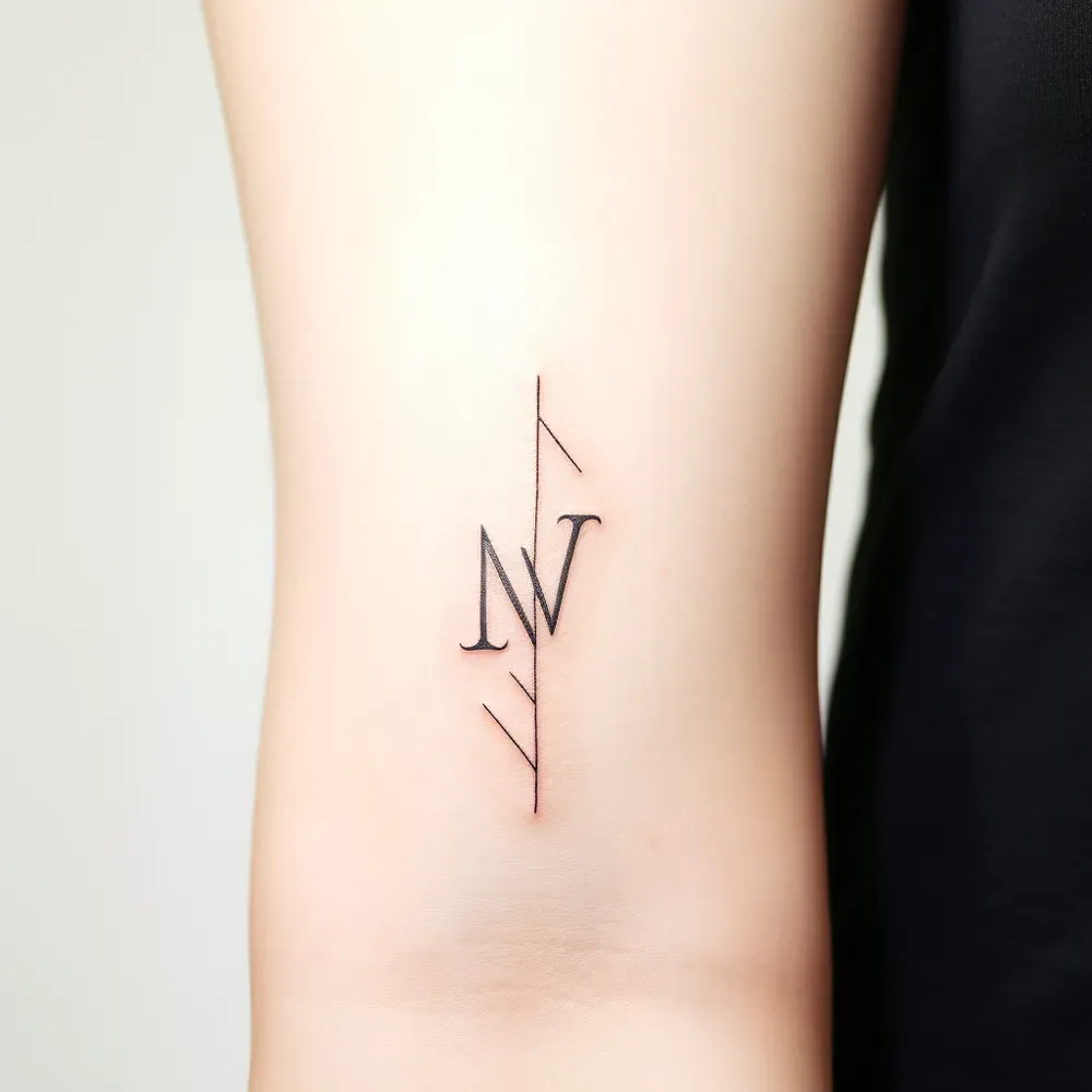 Random Simple Line Tattoo Designs Midjourney Prompt | PromptBase