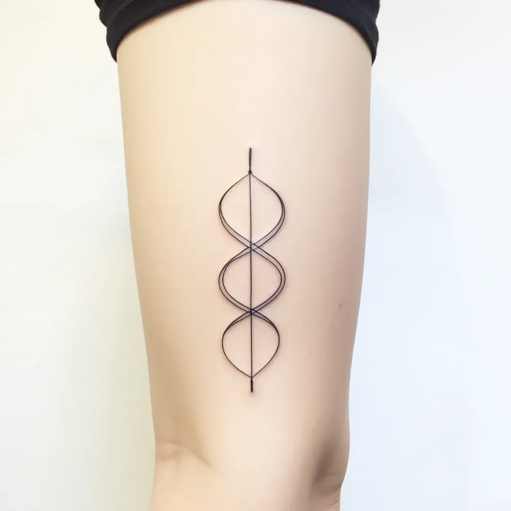 Random Simple Line Tattoo Designs Midjourney Prompt | PromptBase