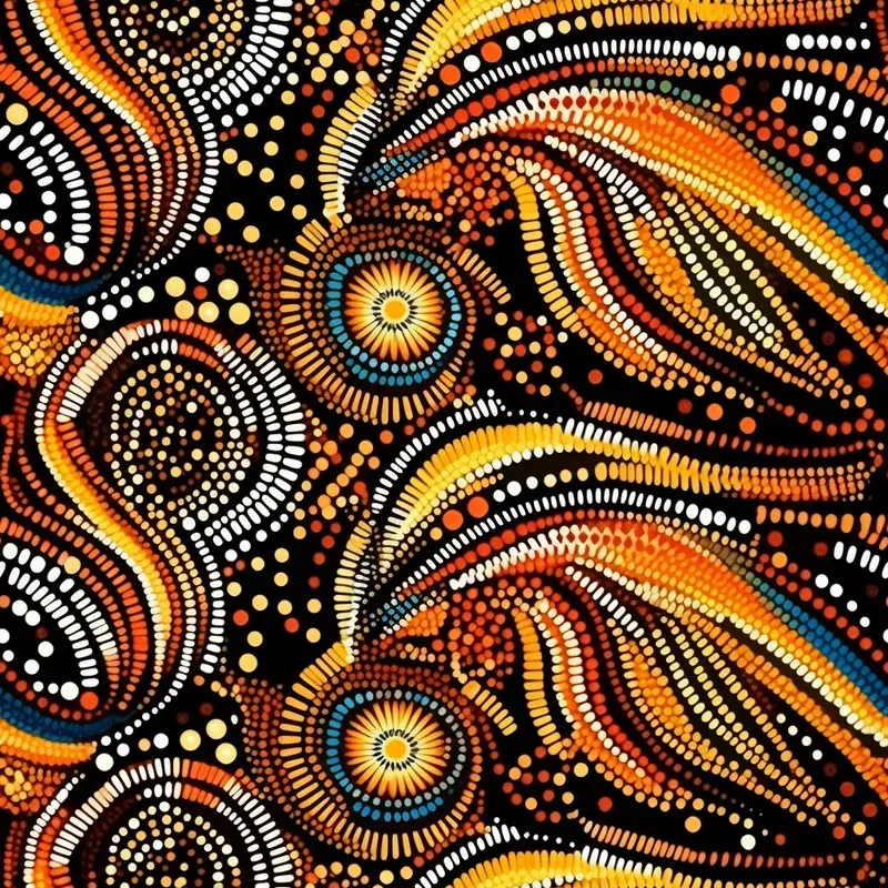 Aboriginal Patterns Midjourney Prompt | PromptBase