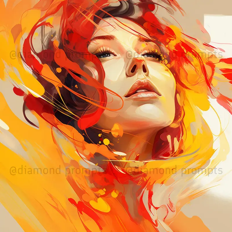 Swirling Portraits Midjourney Prompt | PromptBase