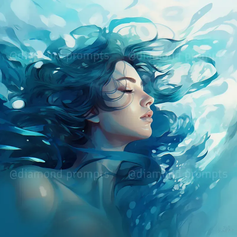 Swirling Portraits Midjourney Prompt | PromptBase