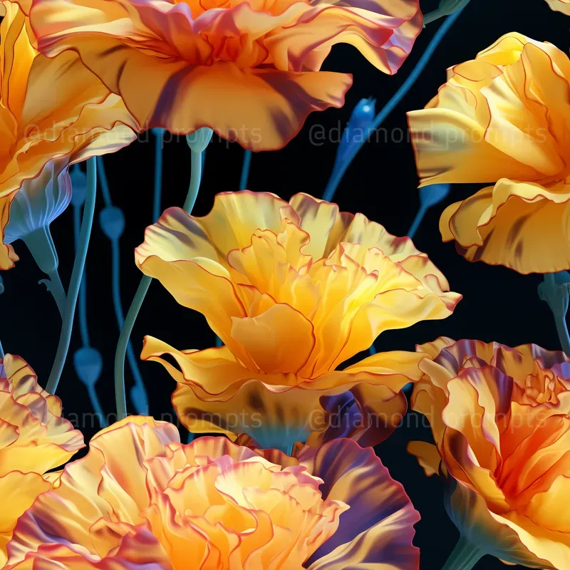 Flourishing Cluster Patterns Midjourney Prompt | PromptBase