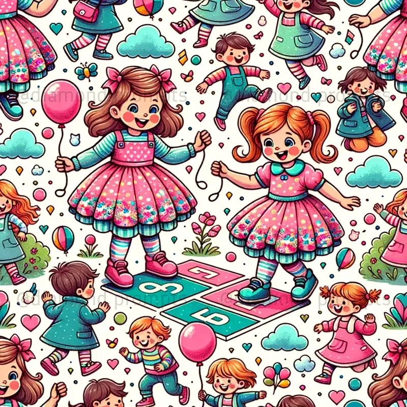 Cartoon Patterns For Kids DALL·E Prompt | PromptBase